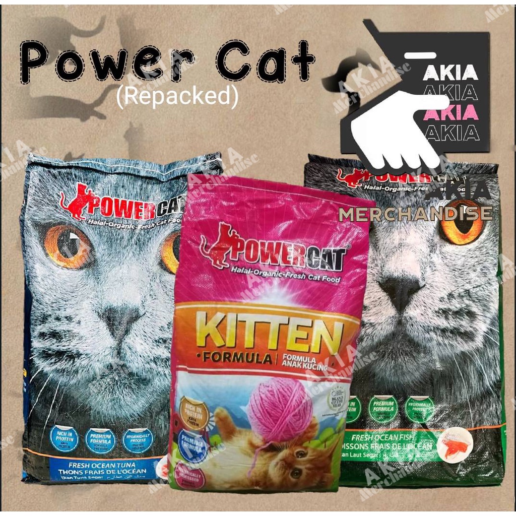 POWERCAT Kitten / Adult (1kg) | Shopee Philippines
