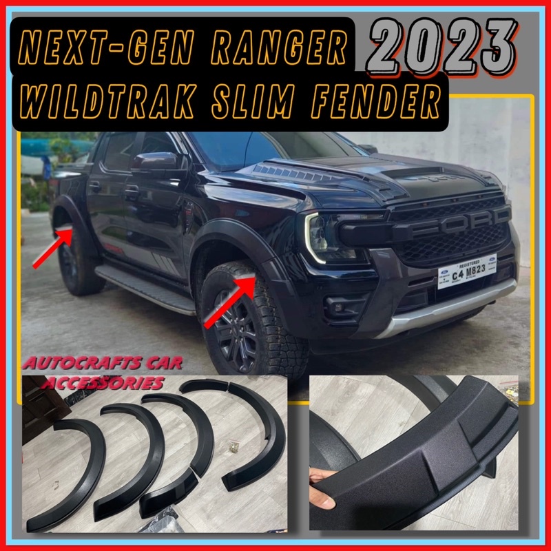【Hot Sale】FORD RANGER 2023 WILDTRAK SLIM FENDER FLARE (NEXT GENERATION ...