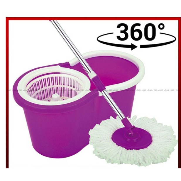 360° Rotating Head Easy Magic Floor Mop Bucket Complete Set (Assorted ...
