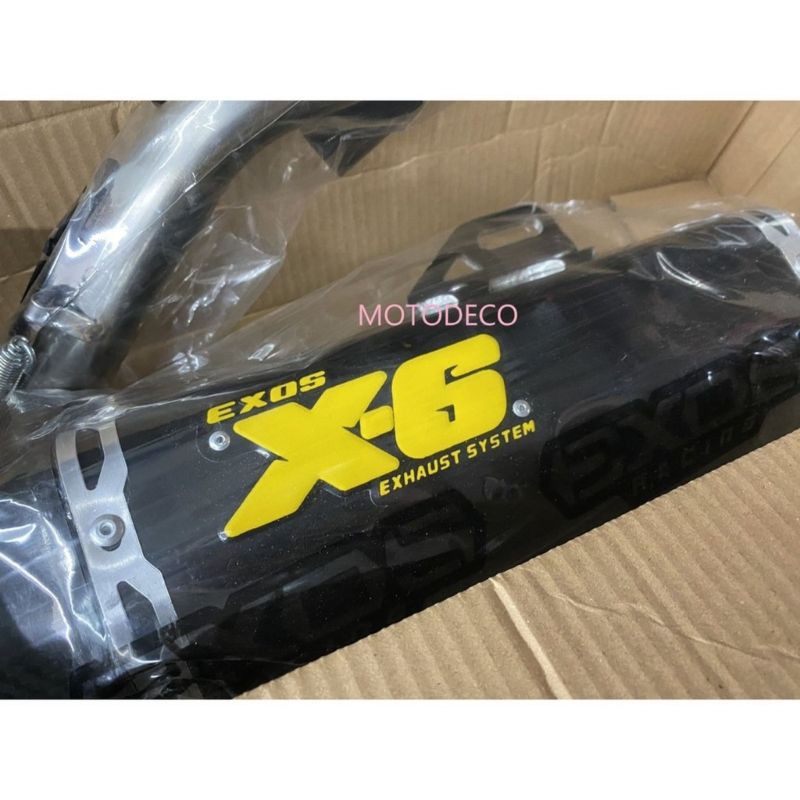 ♀EXOS PIPE X6 SPORTY / SOULTY / MIO I 125 / SOUL I 125 / CLICK v2 / ADV ...