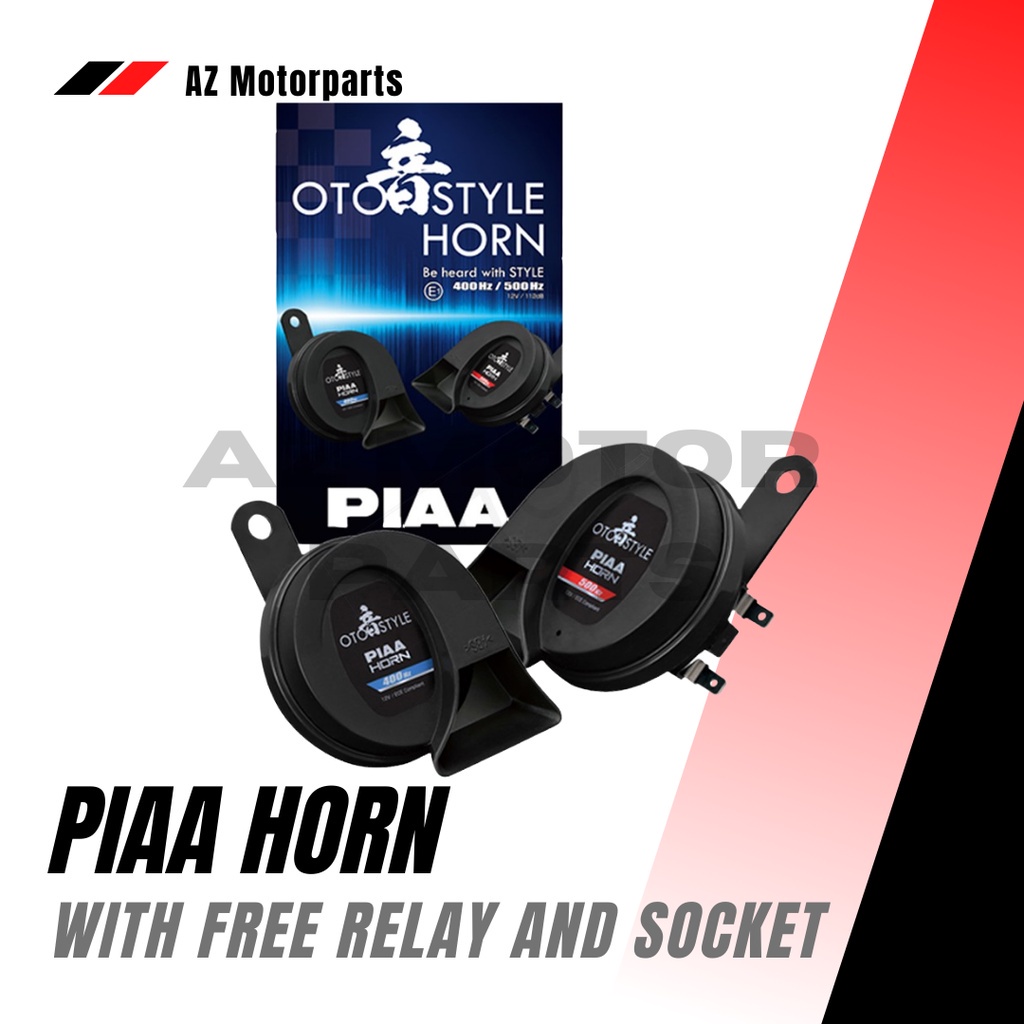 ┇PIAA Horn with Relay and Socket | Shopee Philippines
