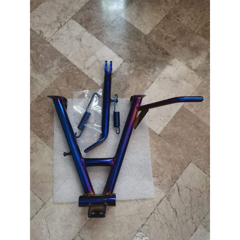 【Hot Sale】Center stand & Side Stand set for Raider 150, Raider J Fi ...