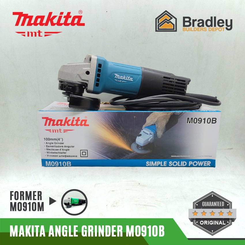 Makita MT Series Angle Grinder M0910B (Former M0910M) | Shopee Philippines
