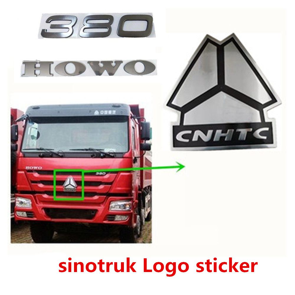 SINOTRUK LOGO sticker Applicable to the HOWO 380 truck, the heavy truck ...