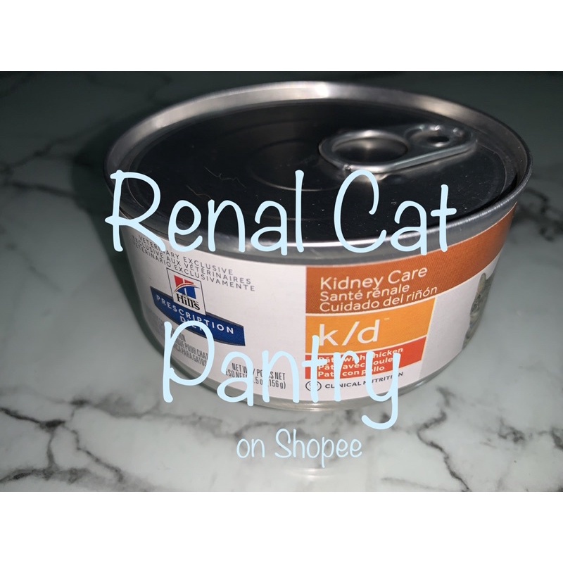 ☃ Hill’s Prescription Diet k/d Kidney Care Feline 5.5 oz (156g) BB Feb 2025 | Shopee Philippines