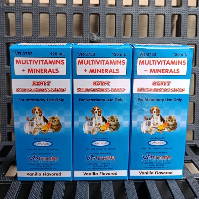 Barfy Multivitamins Syrup 120ml BUNDLE OF 3 | Shopee Philippines