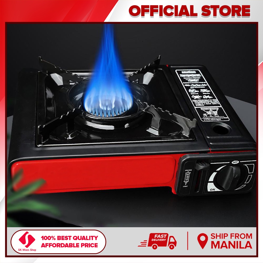 ﹉SK Mixes Shop Durable Portable Butane Gas Stove (Black) AS470 | Shopee ...