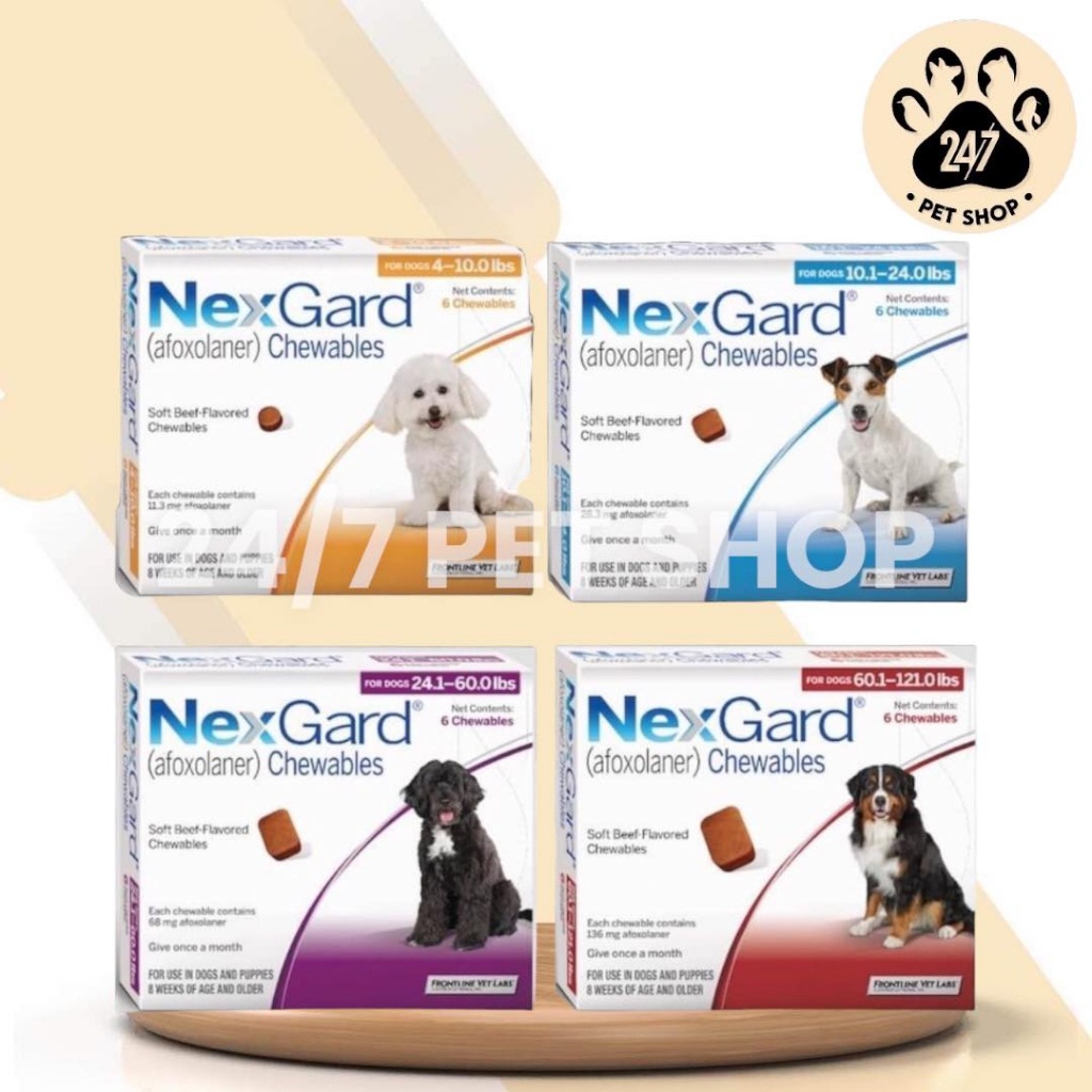 ♣♗Original Nexgard Tablets Chewable Prevent Tick & Flea for Dogs Pet ...