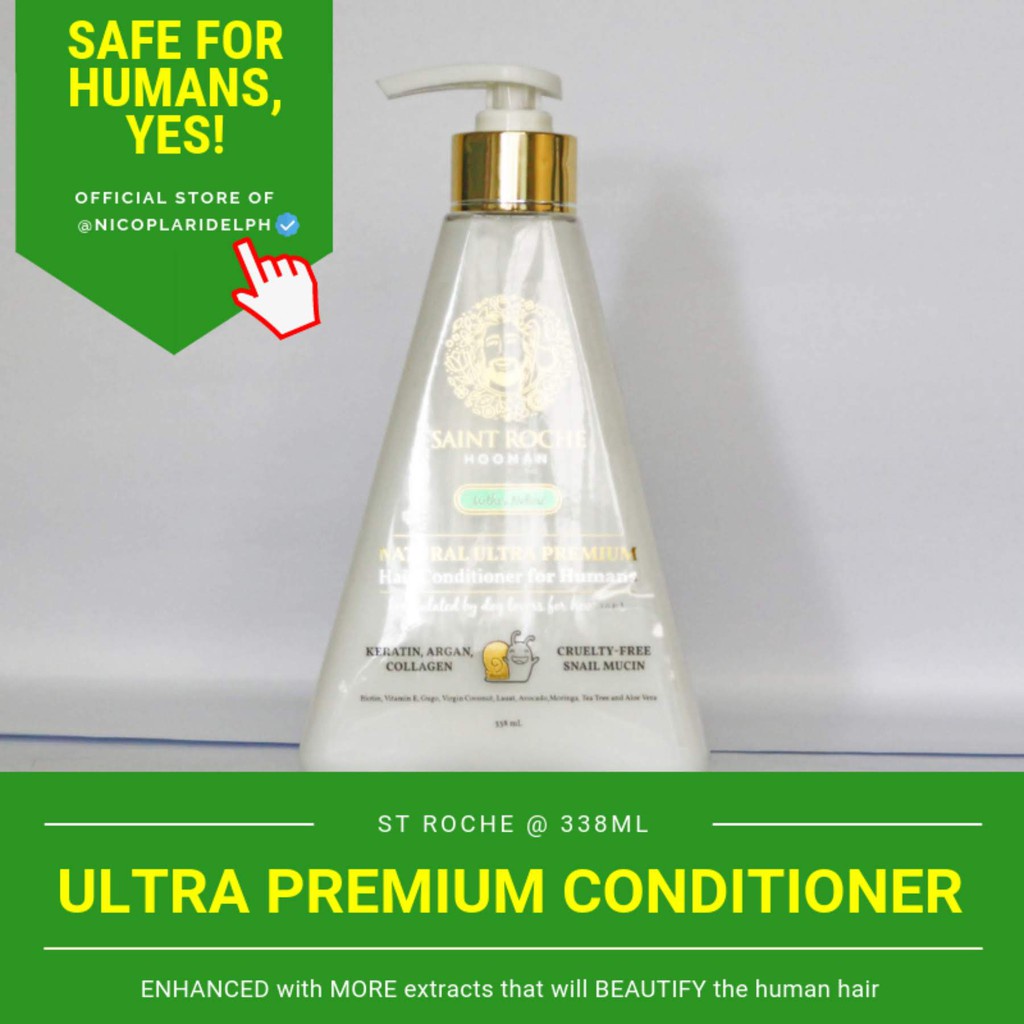Saint Roche Hooman Conditioner - Heaven Scent with Keratin, Argan and ...
