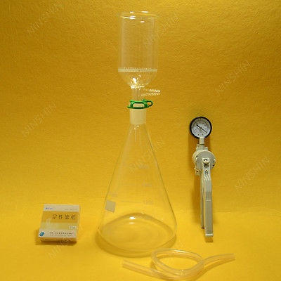 2000ml,24/40,Suction Filtration Kit,70mm Buchner Funnel,Glass Flask ...