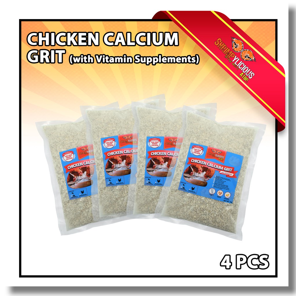 ♂ Shrimpylicious 4 pieces Chicken Parrot Bird Calcium Grit Grits 1kilo ...