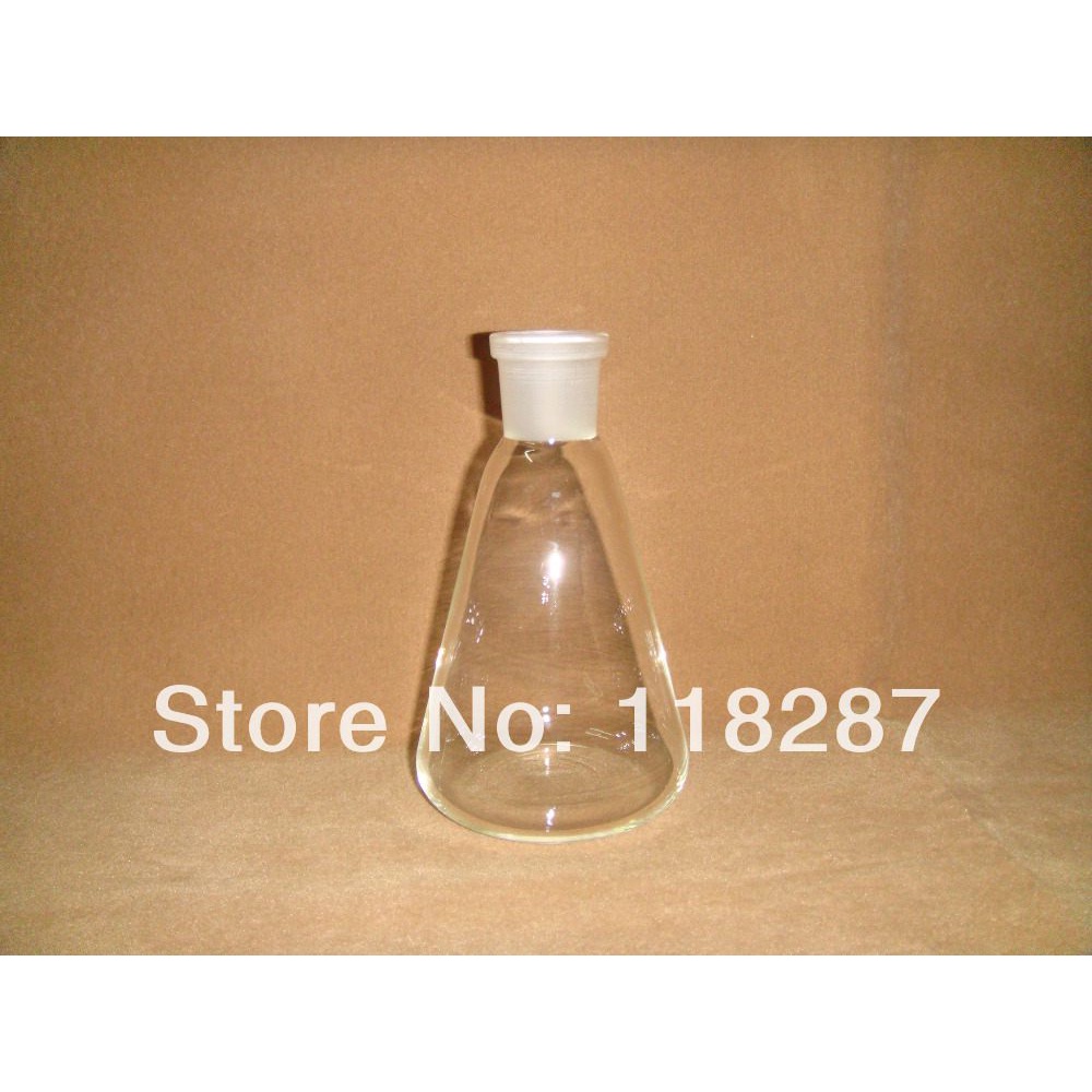 250ML,Glass Erlenmeyer Flask,glass conical flask,neck 24/29,Lab ...