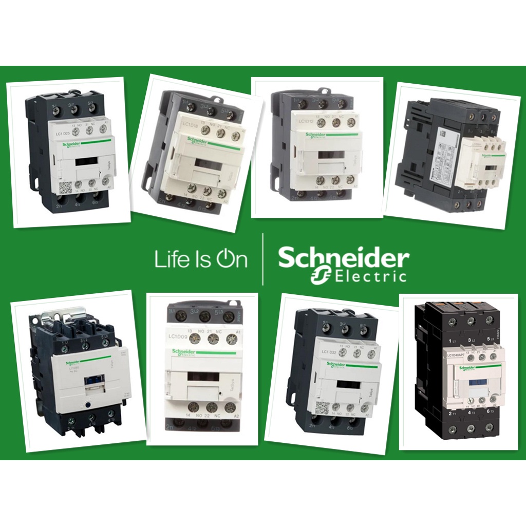 Schneider Magnetic Contactor LC1D09 LC1D12 LC1D18 LC1D25 LC1D32 LC1D38 ...