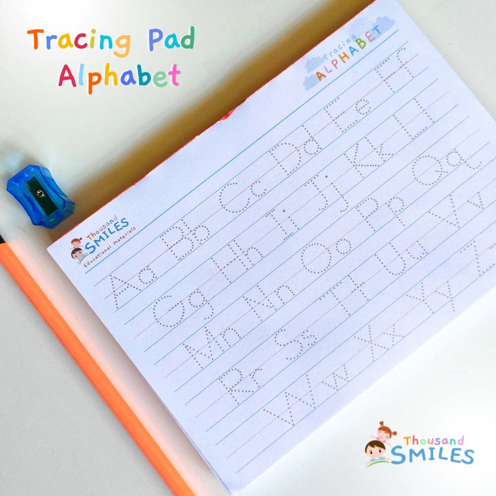 Thousand Smiles Tracing Pads for kids baby Alphabet ABC Numbers Lines ...