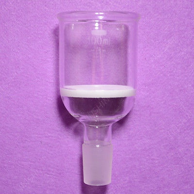 Glass Buchner Funnel,100ML,24/29,Ground Joint,Laboratory Glassware ...