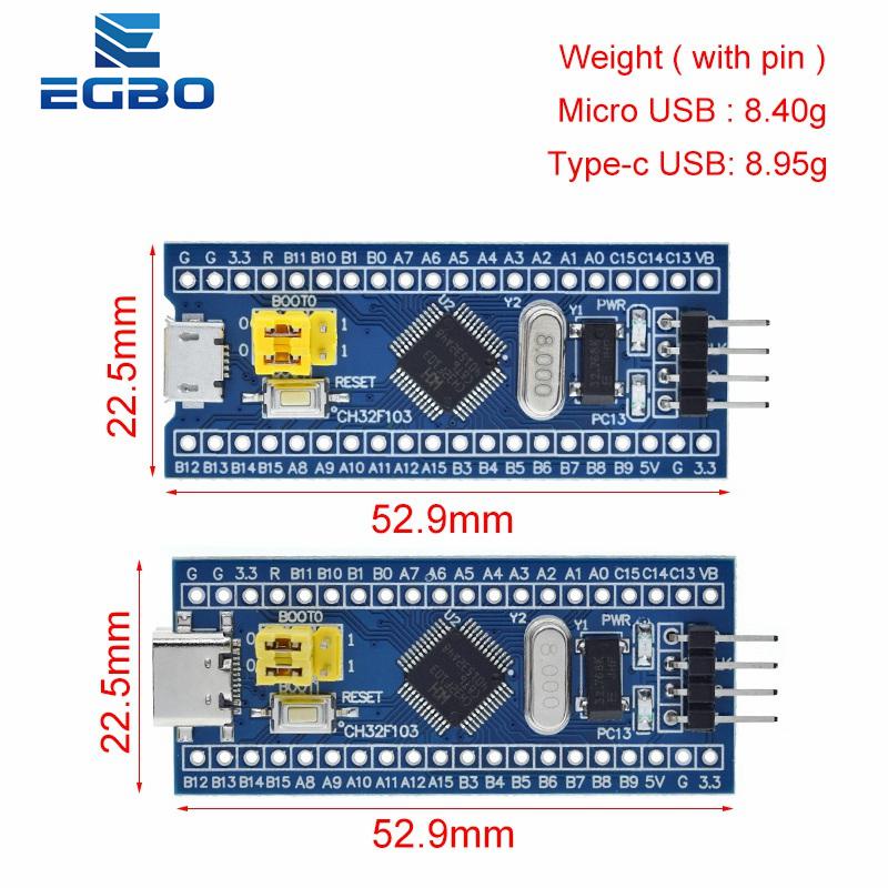 EGBO CH32F103C8T6 ARM STM32 Minimum Development Board Module for ...