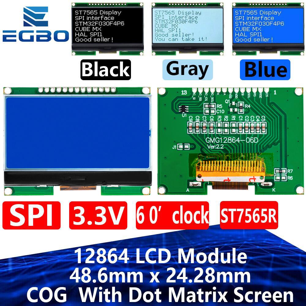 EGGO Lcd12864 12864-06D, 12864, LCD Module, COG, With Chinese Font, Dot ...