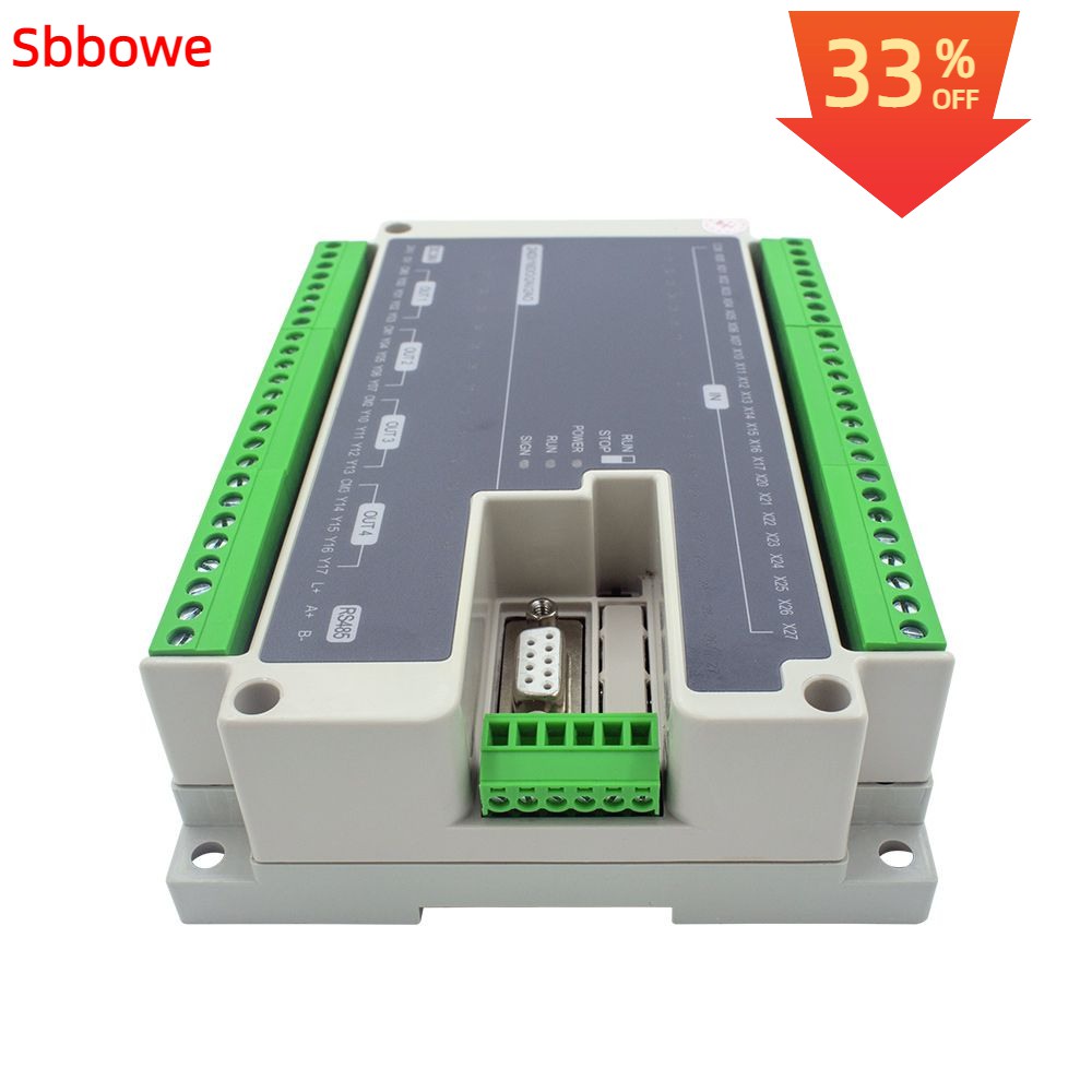 ⓍRTC RS232 RS485 FX3U-40MR/40MT Modbus 485 24 Input 16 Relay/transistor output 2AD analog input ...