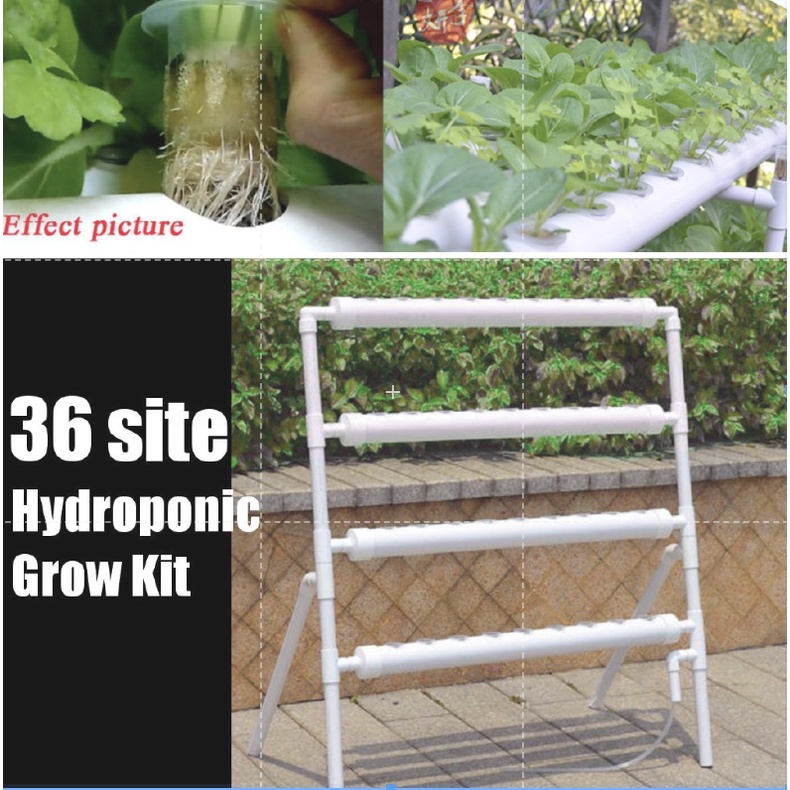 Smart Home Hydroponics Grow System NFT System PVC Pipes - Indoor Grow ...