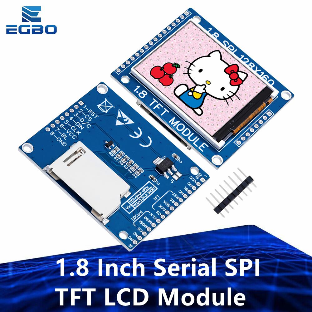 1.8 Inch Serial SPI TFT LCD Module Display PCB Adapter IC 128x160 Dot ... 1.8 Inch Serial SPI TFT LCD Module Display PCB Adapter IC 128x160 Dot ...