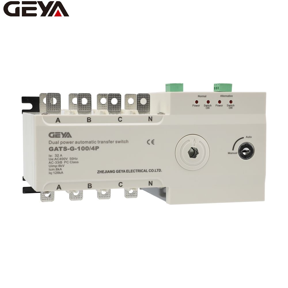☆GEYA GATS-G-ST 4P 16-100A ats transfer switch manual 100 amp automat ...