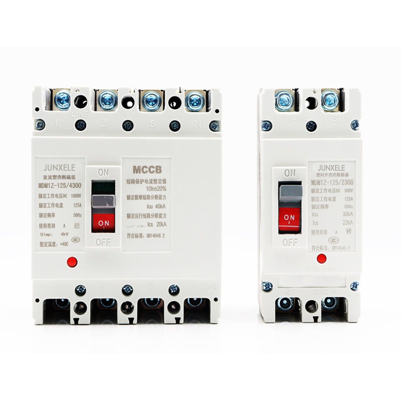 DC MCCB 500V 1000V 2P 4P 25A 32A 63A 80A 100A 125A Solor PV moulded ...