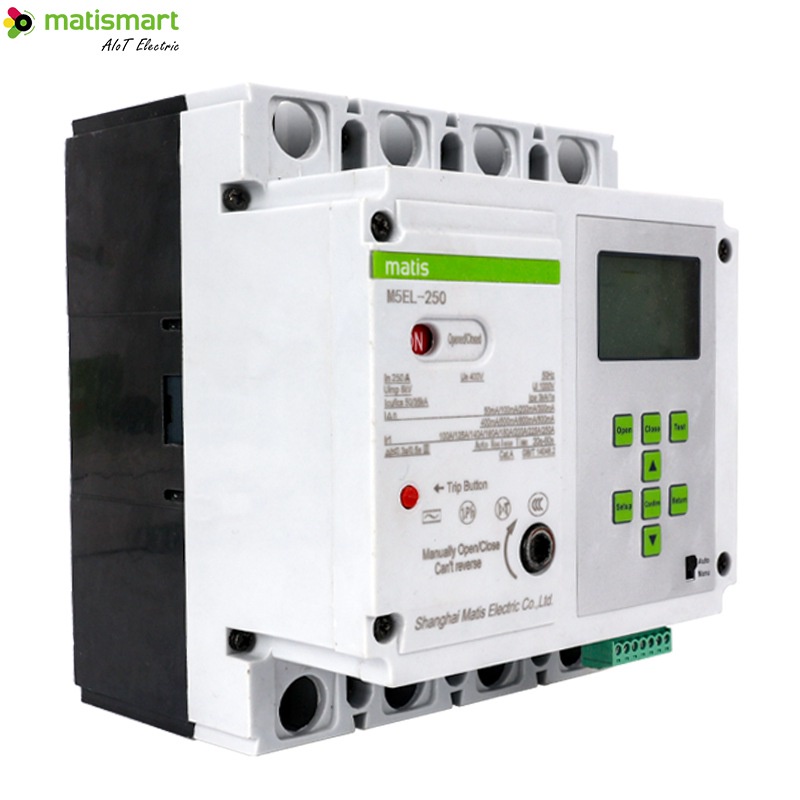 Matis 3 phase adjustable wifi smart mccb intelligent 250amp 3 phase ...