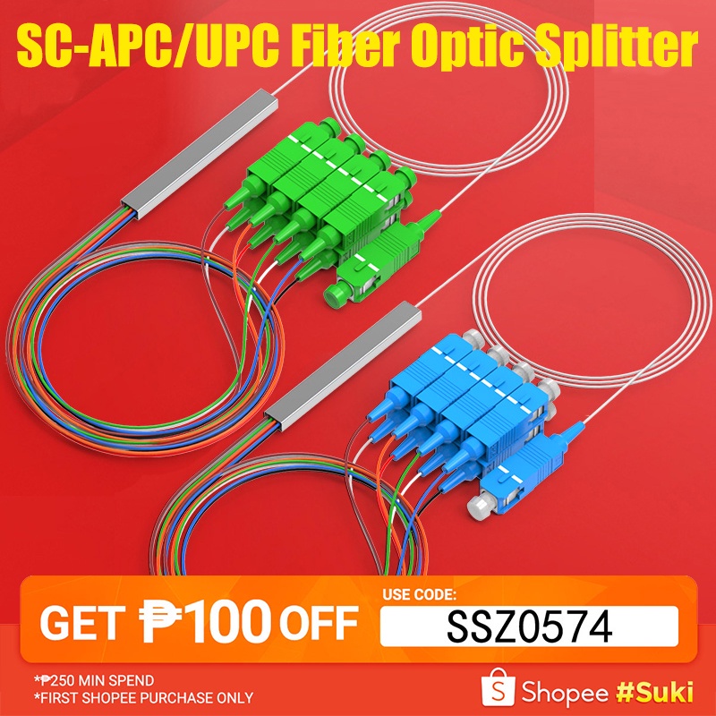 COD 1:2 1:4 1:8 1:16 PLC Splitter Module 1x2 1x4 1x8 1x16 SC UPC SC APC ...