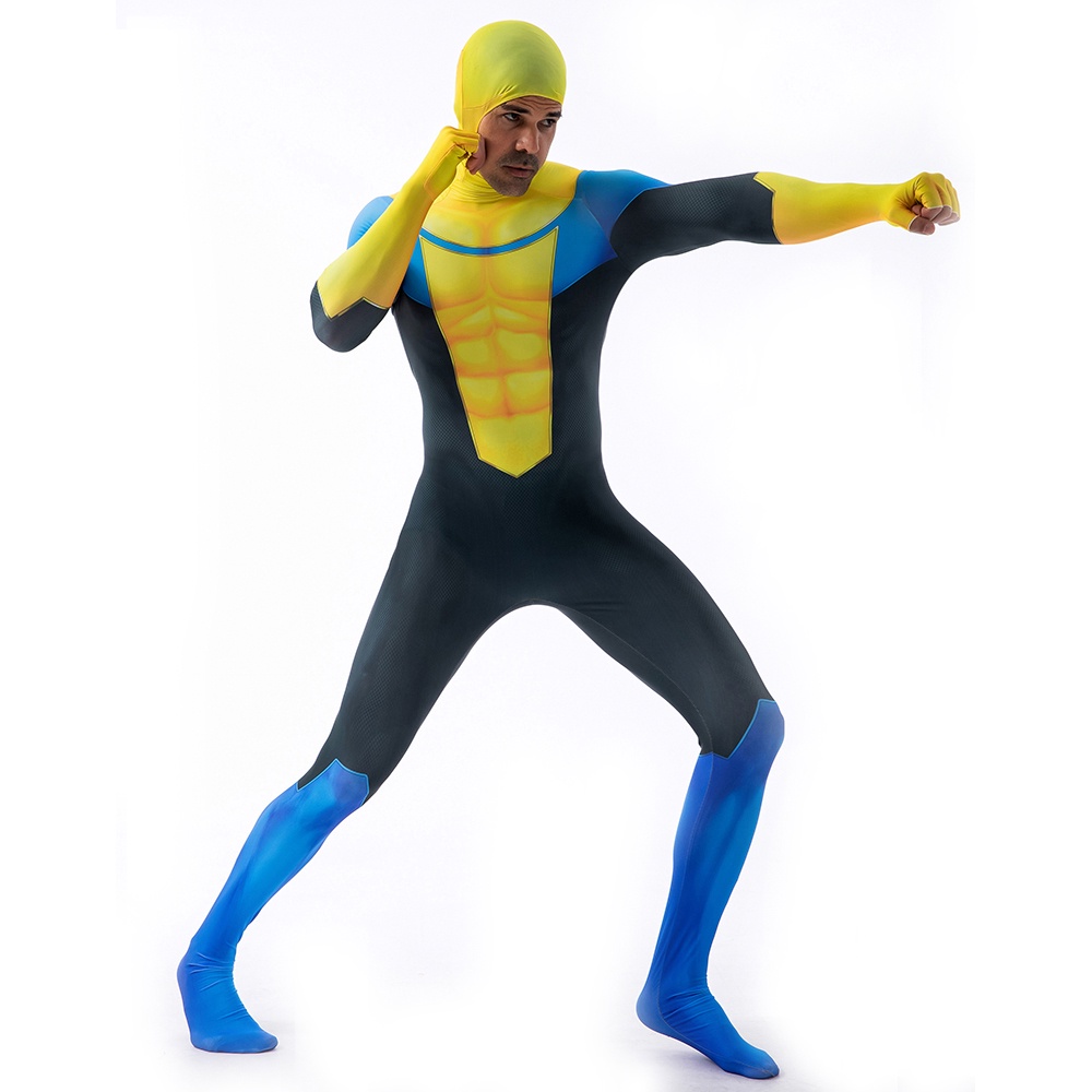 LY ♣Adult Invincible Costume Cosplay Suit Carnival Performance Party ...