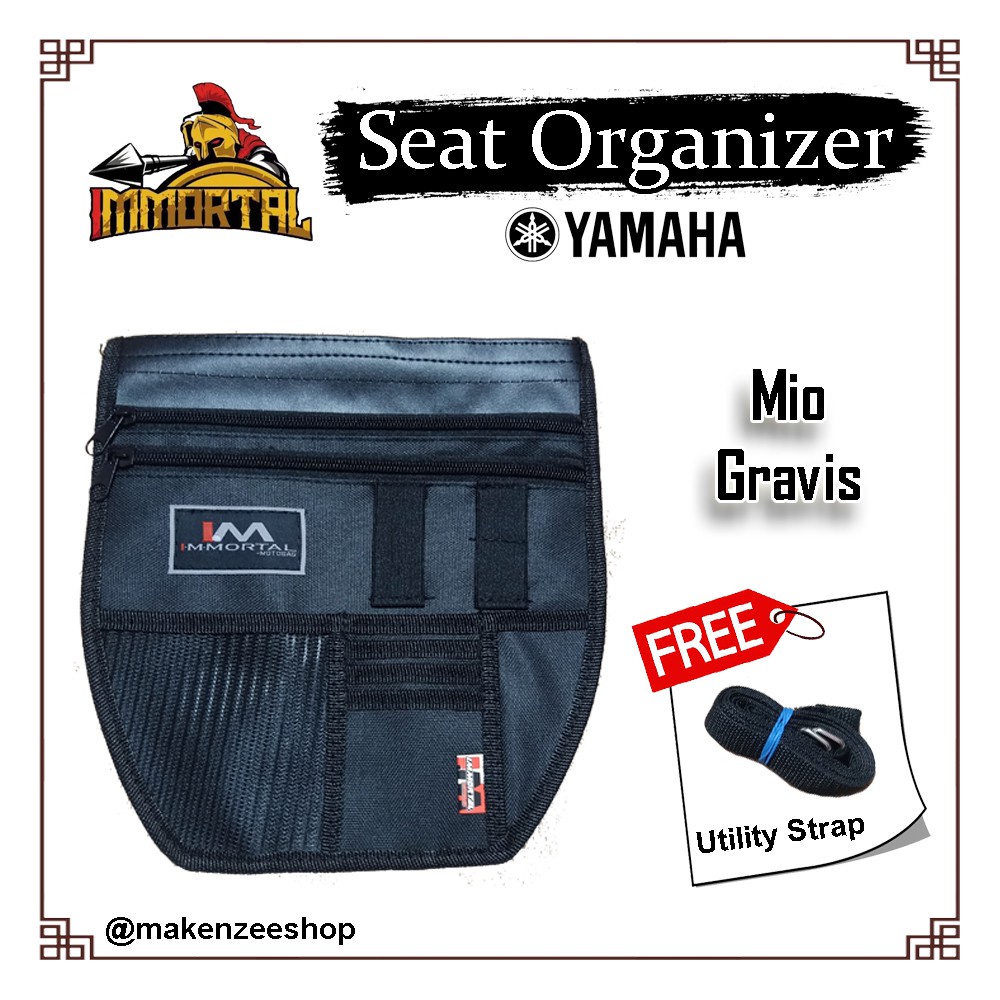 Mio Gravis Under Seat Organizer by Immortal (FREE Utility Strap ...