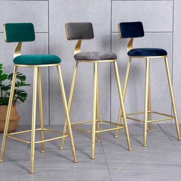 High Bar Chair Home Bar Creative Dining Table Golden Lift Cafe Chair ...