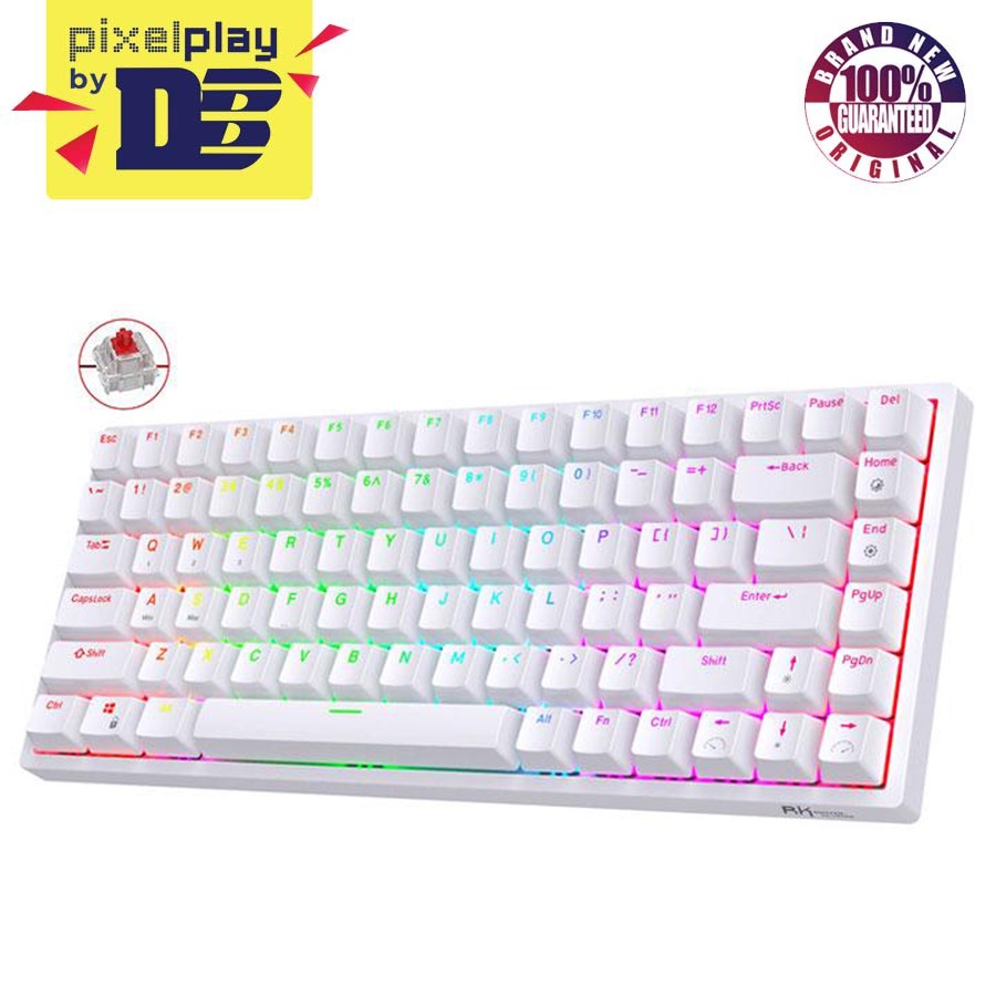 ♕Royal Kludge RK84 Tri-mode RGB 84 Keys Hot Swappable Mechanical ...