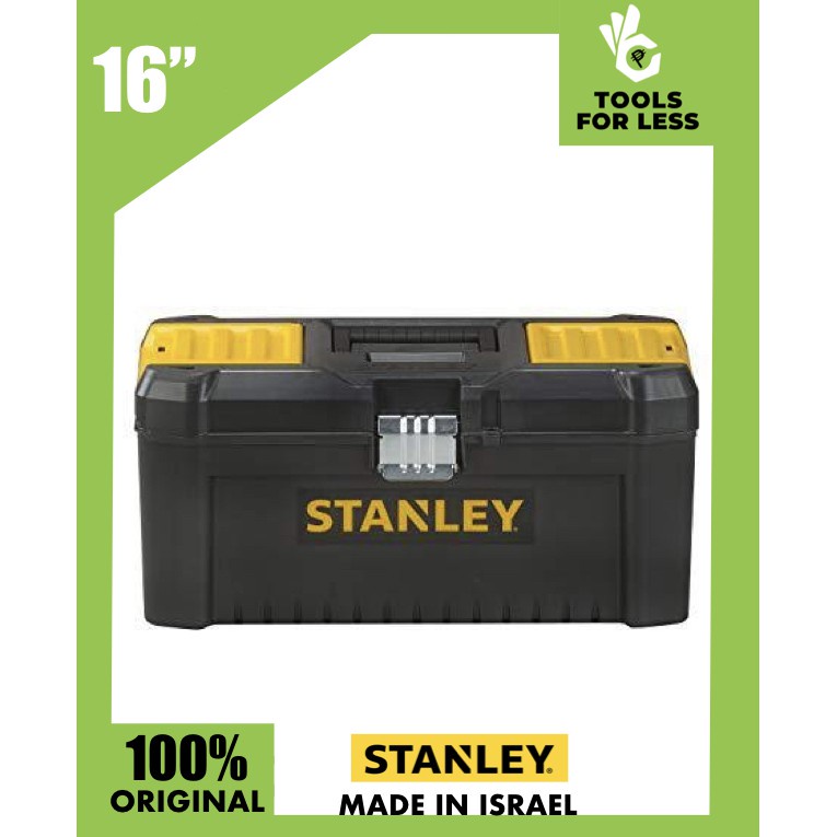 Stanley Tool Box with Metal Latch 16" Made in Israel | Shopee Philippines