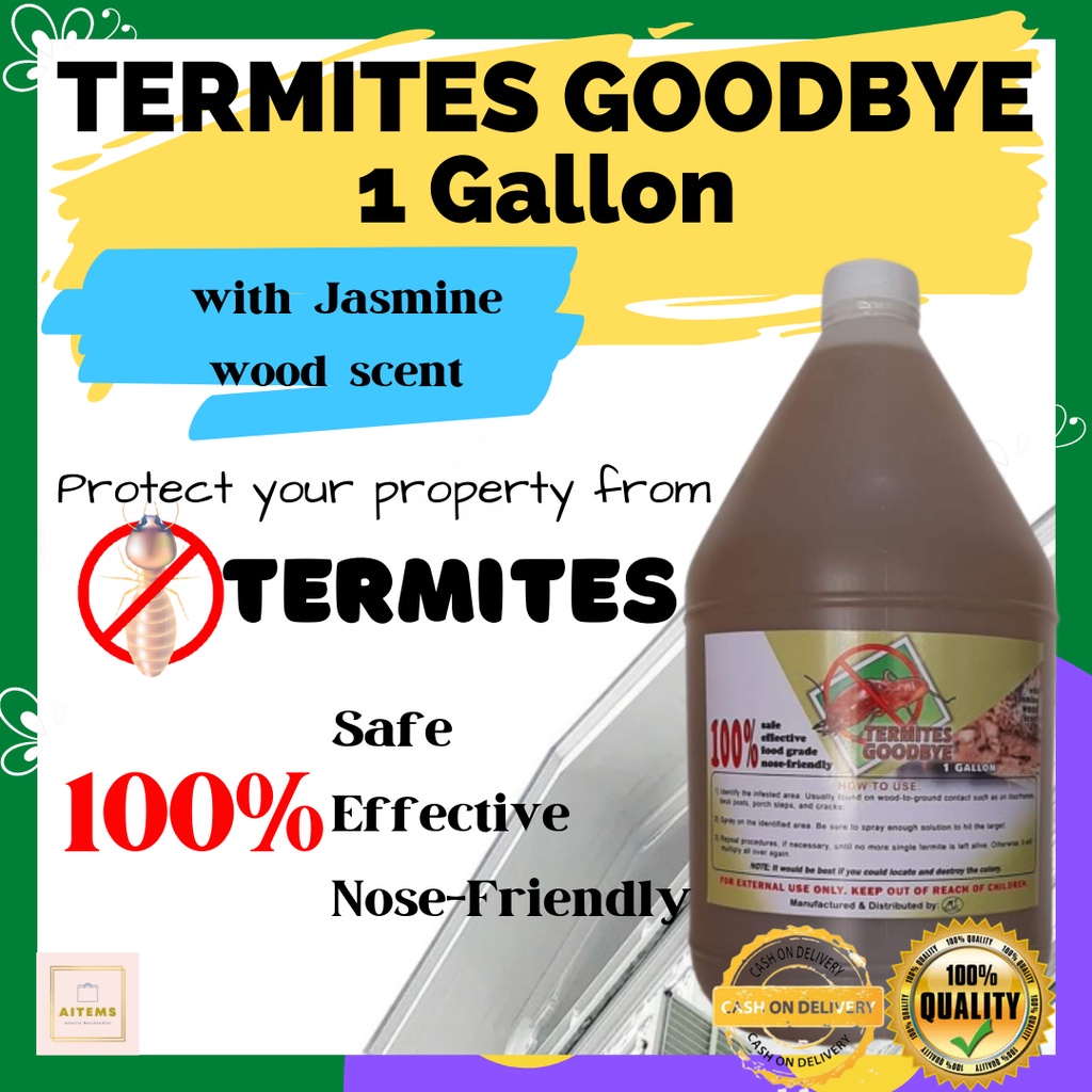 [AiTems] 1 Gallon Termites Goodbye Termites Killer Spray Pamatay Anay ...