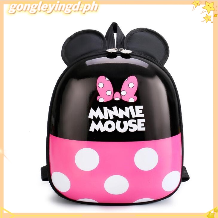 Mickey Minnie Mouse School Bag for Children Kindergarten Baby Eggshell ...