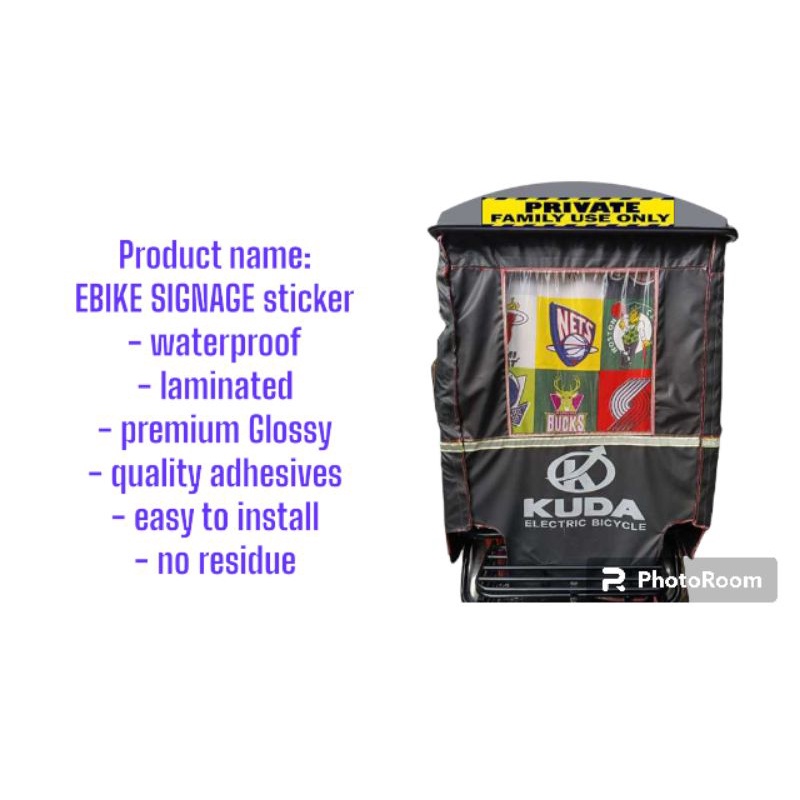 E-BIKE SIGNAGE STICKER | Shopee Philippines