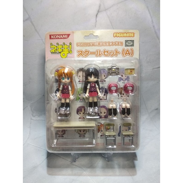 Konami Figumate Negima! Figure Play set A Konoka Konoe Asuna Kagurazaka ...
