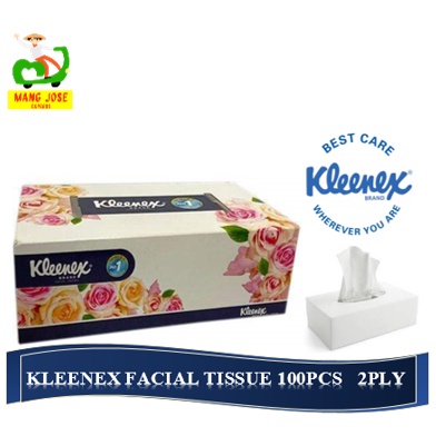 【Hot Sale】KLEENEX FACIAL TISSUE 100PCS 2PLY | Shopee Philippines