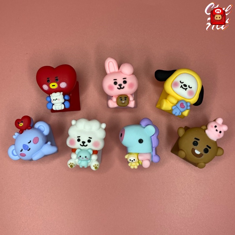 BT21 MINI KEYCAP FOR MECHANICAL KEYBOARD | Shopee Philippines