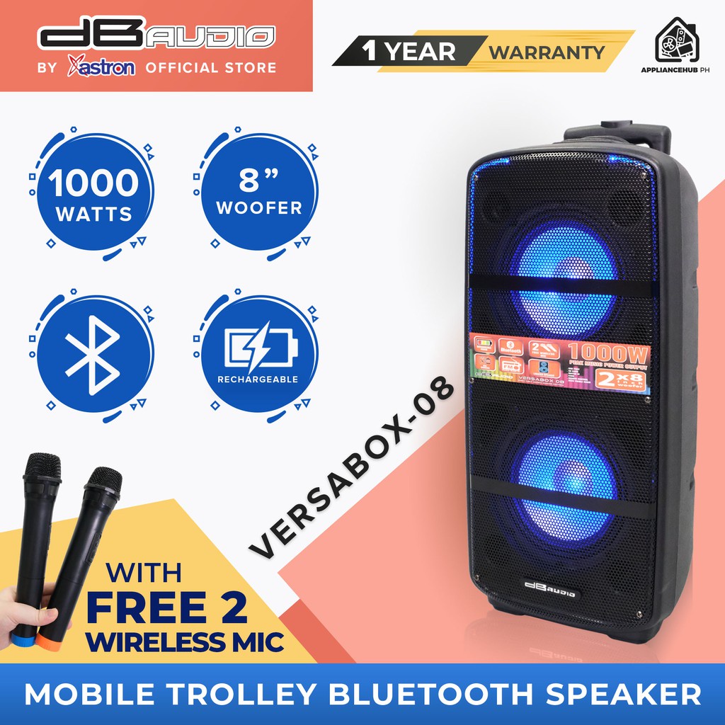 【Hot Sale】DB Audio VERSABOX-08 Portable Mobile Trolley Bluetooth ...