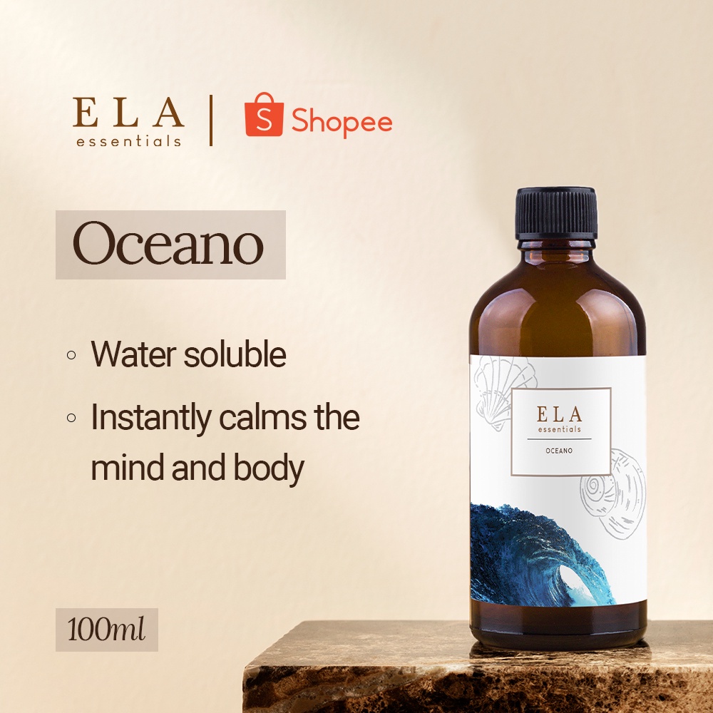 100ml Ela Essentials Oceano Scent - Water Soluble | Shopee Philippines