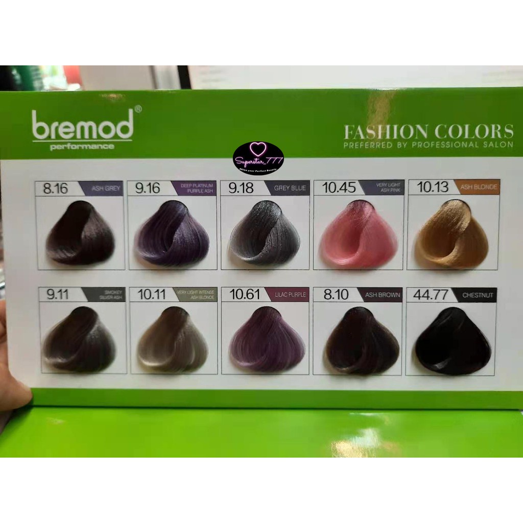 Bremod Ashley Colisi Hair Color Chart | Shopee Philippines
