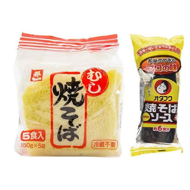 ┇Japan Yakisoba Set (5 packs noodles + 1 yakisoba sauce) | Shopee ...