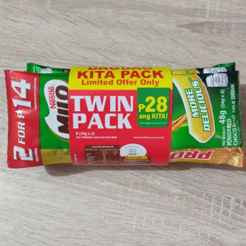 ♤nestle Milo Twin Pack 8 X 48g Shopee Philippines