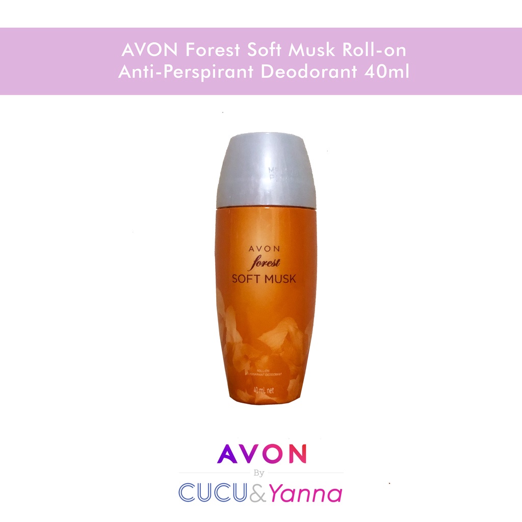 ♈ AVON Forest Soft Musk Roll-on Anti-Perspirant Deodorant 40ml | Shopee ...