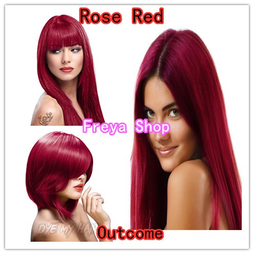 Rose Red Hair Color with Oxidant ( 8/45 Bob Keratin Permanent Hair ...