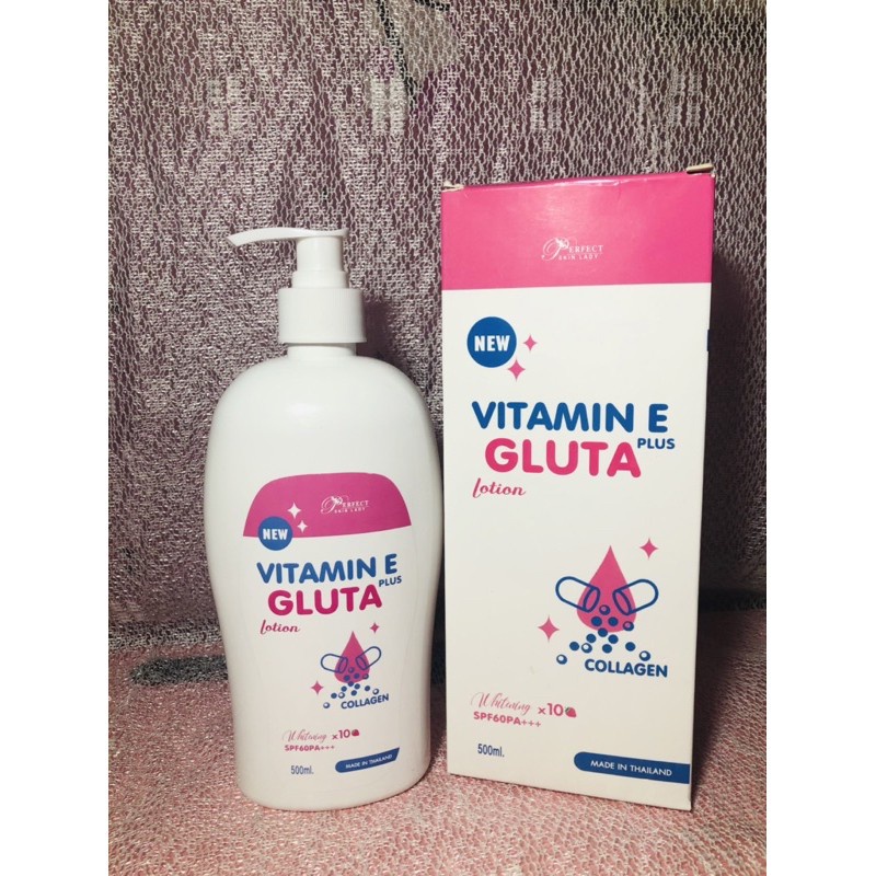 ♧NEW VITAMIN E PLUS GLUTA & ALPHA ARBUTIN COLLAGEN (body lotion 500ml ...