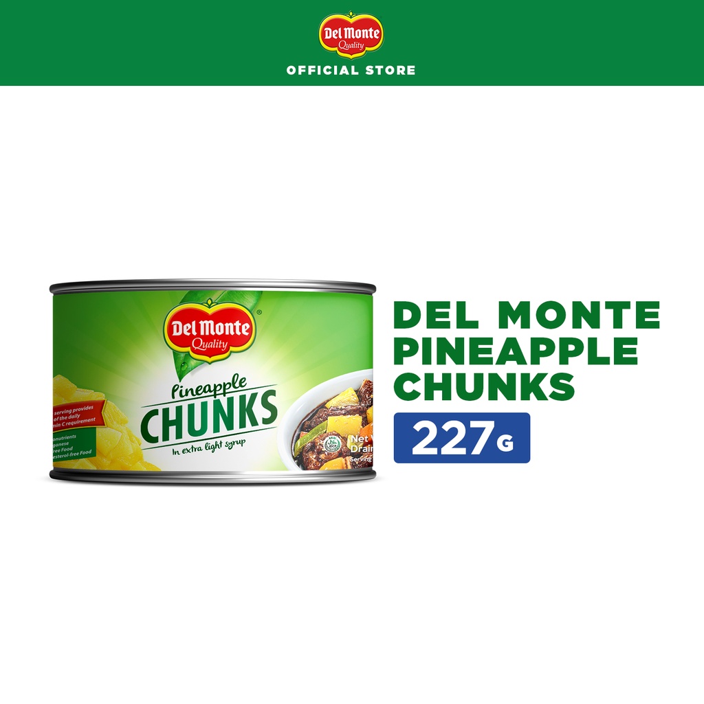 DEL MONTE Pineapple Chunks for Delicious, Healthy and Appetizing Meals ...