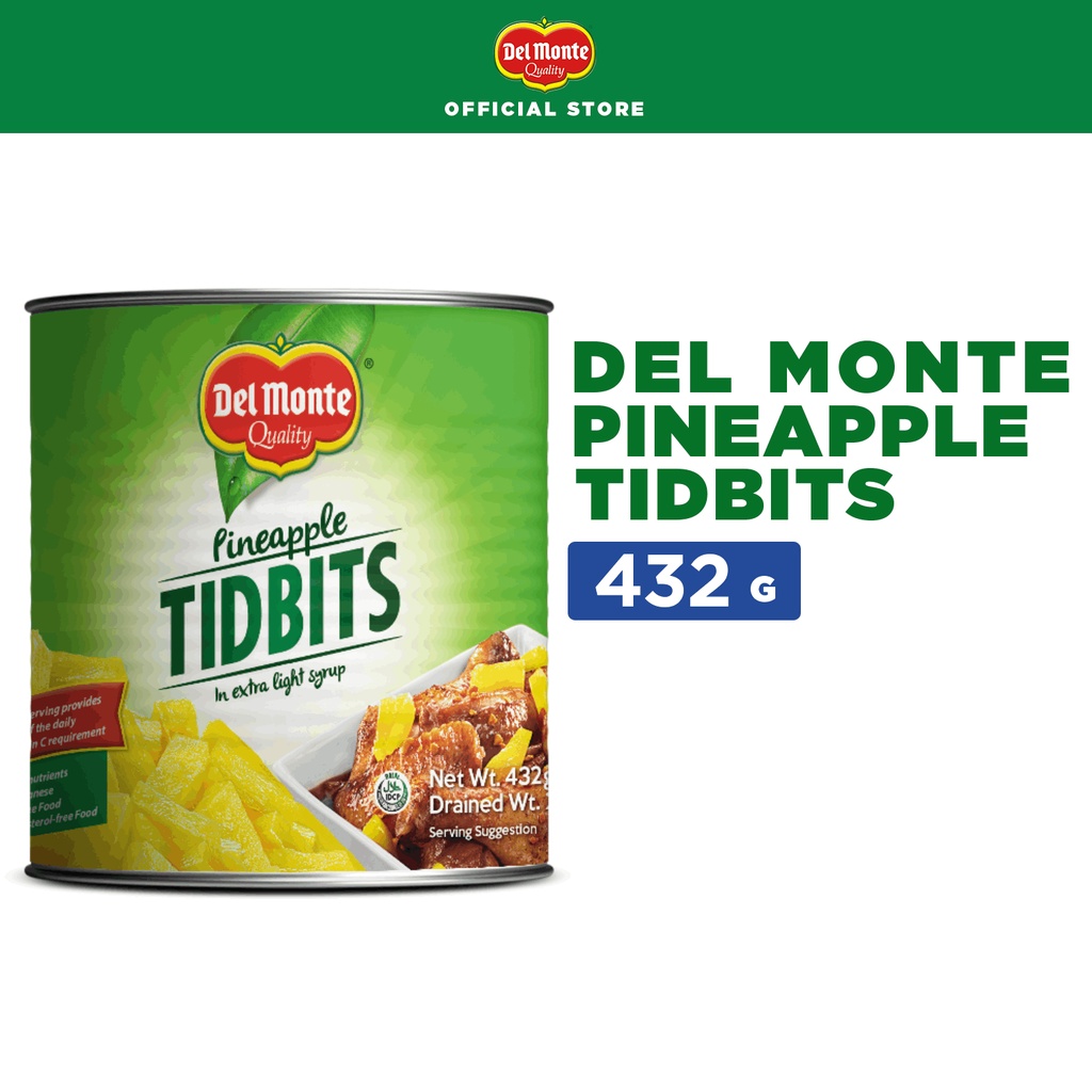 DEL MONTE Pineapple Tidbits for Delicious, Healthy and Appetizing Meals ...