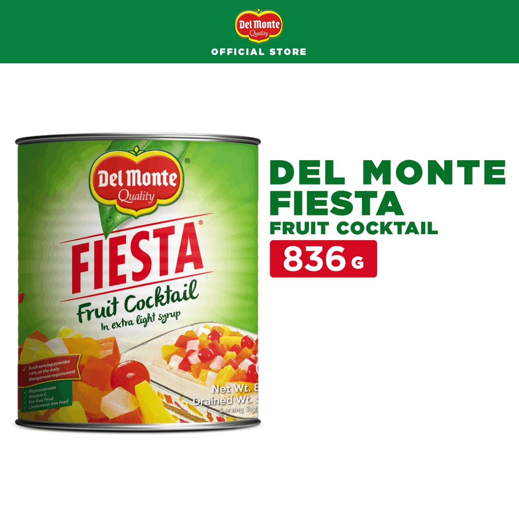DEL MONTE Fiesta Fruit Cocktail for Delicious and Nutritious Desserts ...